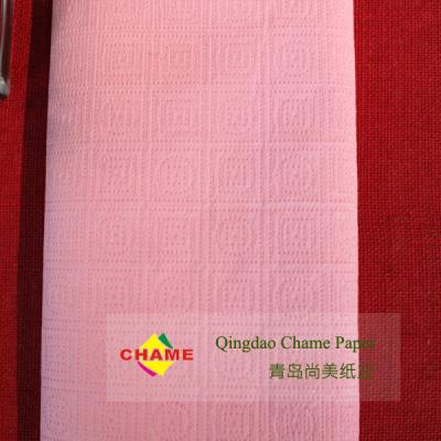 Cina 1ply copertura eliminabile su misura della Tabella delle tovaglie 48gsm del film di carta premio del PE in vendita