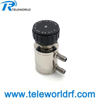 China SMA knob Manually variable attenuators 3ghz 6Ghz 50ohms for sale