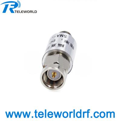 China 2W SMA dc block 50V 6GHz 12GHz 18GHz 50ohm for sale