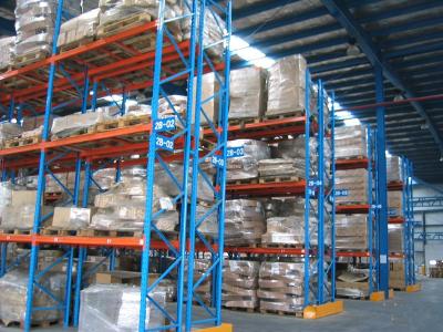 China Hoog - het Systeem het Op zwaar werk berekende Pallet van de dichtheidsopslag Rekken, de Rekken van de Palletopslag Te koop