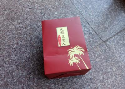 China Hard Paper Custom Made Shopping Bags ,  Boutique Shopping Bags Red Color for sale