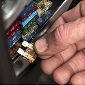 Fusibile 5 della lama del fusibile della lama 40A dell'automobile mini di dimensione standard del ATU di ATO di basso profilo medio medio automobilistico di ATC ATY