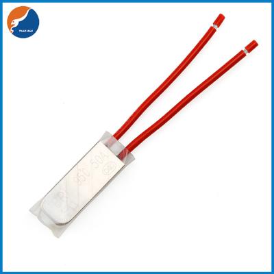China 50A 95C 250V Metal Case Normal Closed Big Power Motor Thermostat Temperature Switch for sale