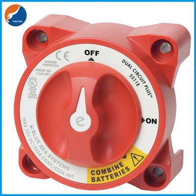 China Dual Circuit Plus Battery ON Off Selector 4 Position Marine Rotary Switch 350A 5511E for sale