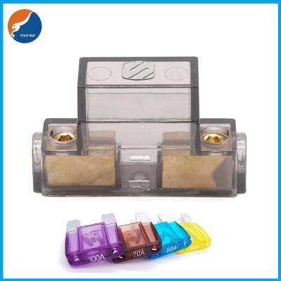 中国 変更される金によってめっきされるニッケルの刃のヒューズのホールダーMAXI-3車の自動車可聴周波 販売のため