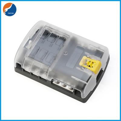 China 6 Way ATY ATO ATC Blade Fuse Holders Car Automotive Fuse Block with Negative Bus Bar for sale