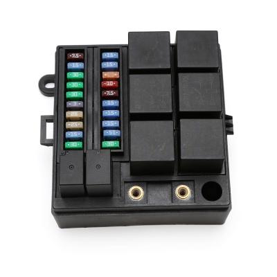 China Weise Mikro-Mini Relay Fuse Holder zentrales Steuer-elektrische 20 Schlitz-Mini Blade Fuse Boxs 8 für Automobilmarinesoldaten zu verkaufen