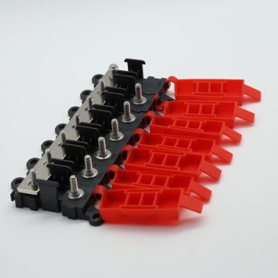 China Vehicle Truck RV Modified Large Fork 6 Way Bolt Type ANS MIDI Fuse Holder for sale