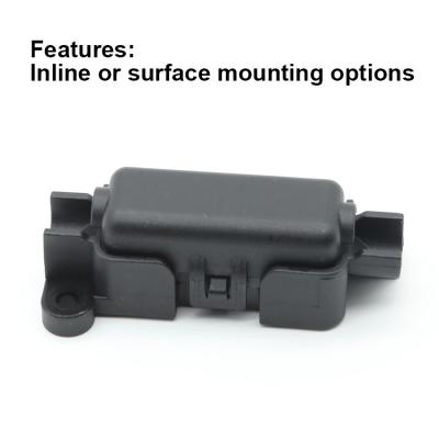 China 32V 150A MTA 0300360 00360 MidiVAL Fuse Holder Replacement Black Fuse Block with Hinged Cover for MIDI AMI BF1 Fuses for sale