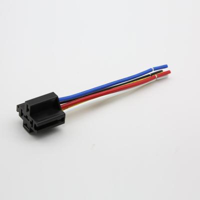 China 4 Pin 5 Pin Relay Mounting Base Socket Holder 12V 40A for sale