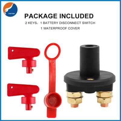 Cina Interruttore di isolamento della batteria a due fori a doppio polo 12V rotativo in vendita