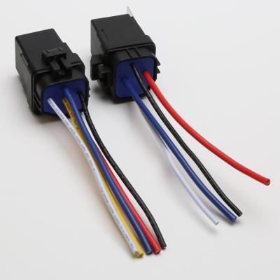 中国 5 PIN SPDT JD2912 トラック・モーターサイクルのボート用ハースソケット付きの車リレー 24V 12V 40A 販売のため