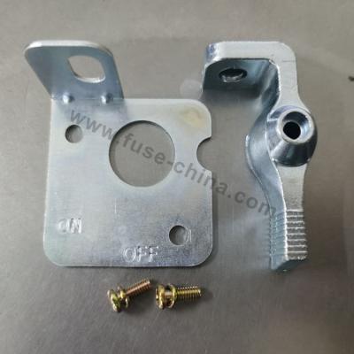 China Replacement Littelfuse 245050 Series Manual Battery Disconnect Switch Chrome Lockout Lever Kit for Heavy Duty Trucks for sale