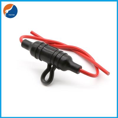 China Suporte de fusível em linha à prova d'água em PVC IP65 IP67 para fusível de vidro cerâmico de 6x30mm à venda