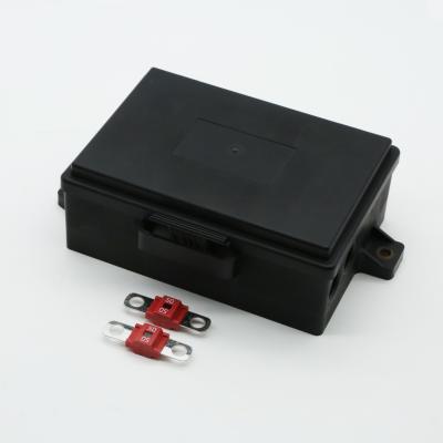 China 5P 5 Ways 200A Rated Current 48V DC MIDI Fuse Holder Electrical Junction Box for ANS MIDI Fuse for sale
