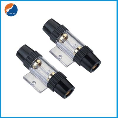 Cina Supporto del fusibile AGU 50A 60A 80A di AMP 10x38mm di AGU-05 audio dell'automobile impermeabile della metropolitana di vetro in vendita