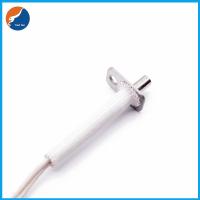 China SS304 Flanged Probe Temperature Sensor For Oven Silicone Sleeve Analog Interface for sale