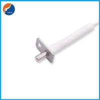 China SS304 Flanged Probe Temperature Sensor For Oven Silicone Sleeve Analog Interface for sale