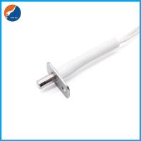 China SS304 Flanged Probe Temperature Sensor For Oven Silicone Sleeve Analog Interface for sale
