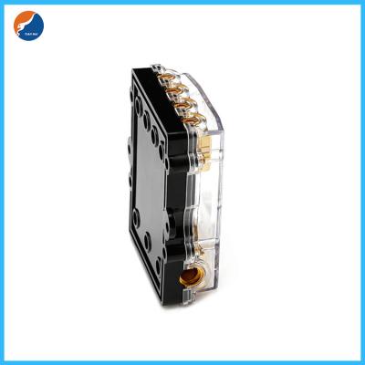 Cina 4 fusibile automatico 3x4GA di modo 12V in 4x8GA VERSO L'ESTERNO di distribuzione della scatola il mini ANL supporto di plastica del fusibile di American National Standard AFS in vendita