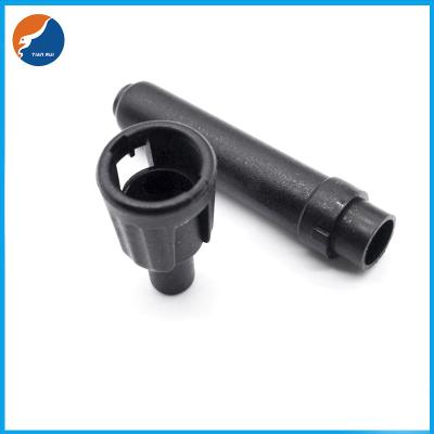 China Colors Black Wire Sizes 16AWG 6x30mm Electrical Rating 10A In-Line Fuse Holders for sale