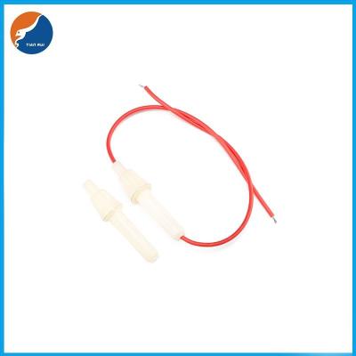 China Colors Black Wire Sizes 16AWG 6x30mm Electrical Rating 10A In-Line Fuse Holders for sale