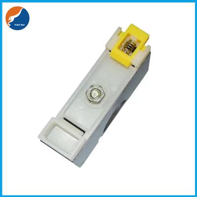 China 1P 2P 3P 6x30mm Din Rail Mount 35mm 3AG Fuse Block with PC Cover and LED Indicating for sale