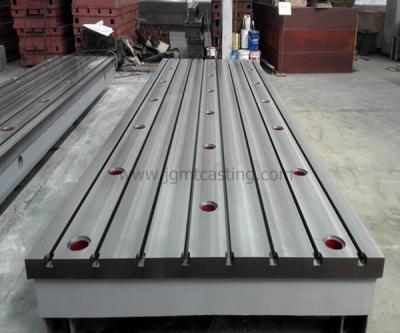 China Cast Iron T Slotted Plates CNC Machine Tables for sale