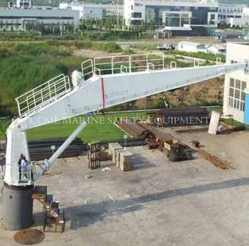 China Hydraulic Fixed Boom Marine Crane Ship Deck Crane for sale