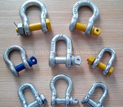 China Marine hardware stainless steel D shackle for sale