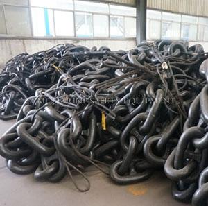 China China galvanized U2 grade marine stud link anchor chain (G80 chain) for sale