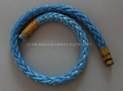 China Marine 12 strand blue UHMWPE rope for sale