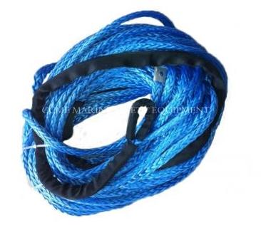China UHMWPE synthetic ATV/UTV winch rope with hook thimble for sale