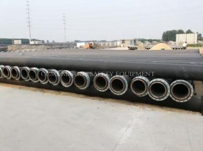 China HDPE dredging pipe and dredging plastic pipe with MDPE float buoy or plastic pontoon for sale