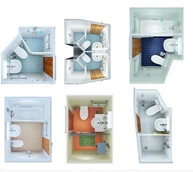 China Marine sanitary unit/toliet/bathroom for sale