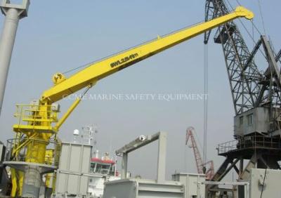 China Hydraulic straight Boom Marine Crane Ship Deck Crane for sale