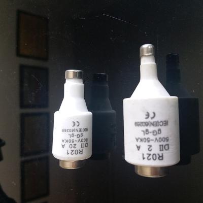 China Various Bottle Type Fuses , D Type Fuse RL6 RL6 -25 RL6-63 500V E33 E27 for sale