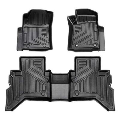 China PVC Plastic custom Car Floor Mats Anti Slip Wear Resistant for Volkswagen for sale