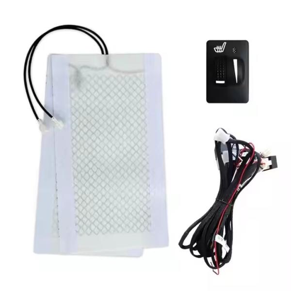 Quality Carbon Fiber Electric Car Seat Heating Element System 12V Customized for sale