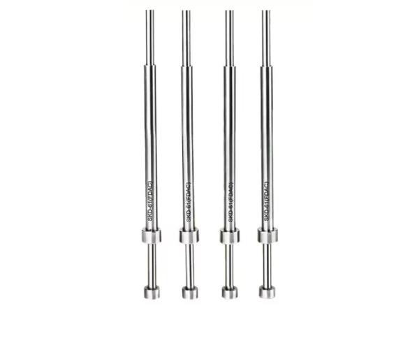 Quality Flat Injection Mold Parts Ejector Pin Sleeve Nitriding SKD61 SKH51 DIN for sale