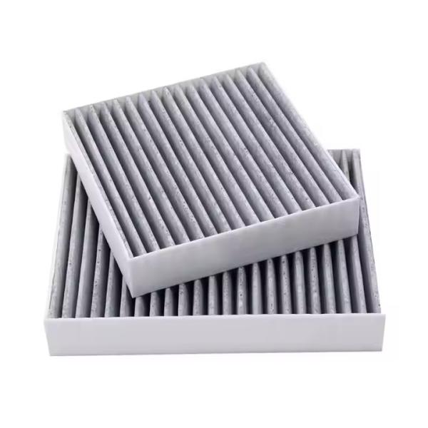 Quality Cardboard Frame Cabin Car AC Filter Customized For Pollen Dust 0.3um Particle for sale