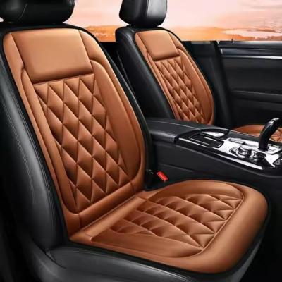 China Universal Breathable Auto Heated Car Cover Cushion Leather Seat Heating Pad for sale
