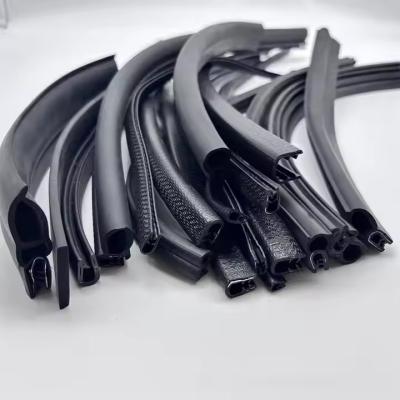 China Customized Car Rubber Seal Strip Black Red White Car Windshield Weather Stripping for sale