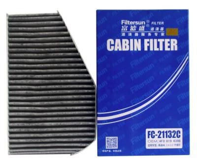 China Customized Passenger Car Air Conditioning Filters Can Be Customized For All Models Easy To Install for sale