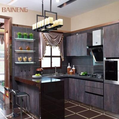 Cina progettazioni di qualità superiore dell'armadio da cucina di retro stile del jinhengsteel con il gabinetto di acciaio inossidabile in vendita