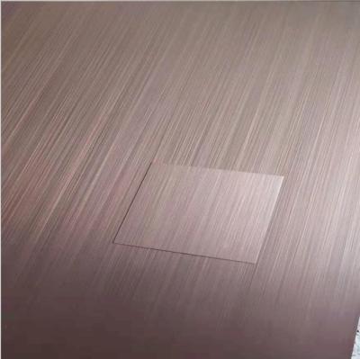 Cina HL 304 dello strato decorativo Rose Gold Blue Golden di acciaio inossidabile della linea sottile in vendita