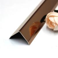China Corner Protector Stainless Steel Trim 304 Carpet Tile Strips Customized for sale