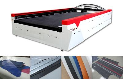Cina Tela/PVC/TPU/poliammide/nylon/tagliatrici del laser tessuto di Oxford/del PE 3,2 x 8m in vendita