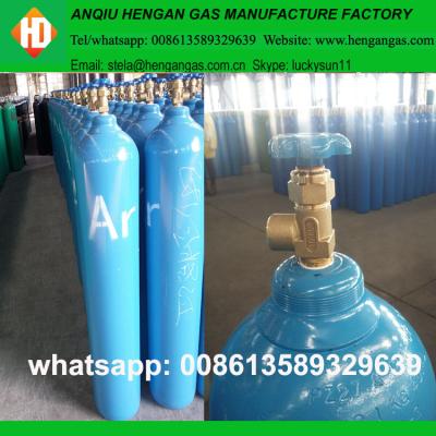 China 40L 50L 99.999% Argon gas price wholesale for sale