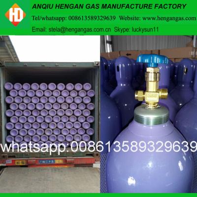 China Industrial 99.999% helium gas high purity helium gas for sale
